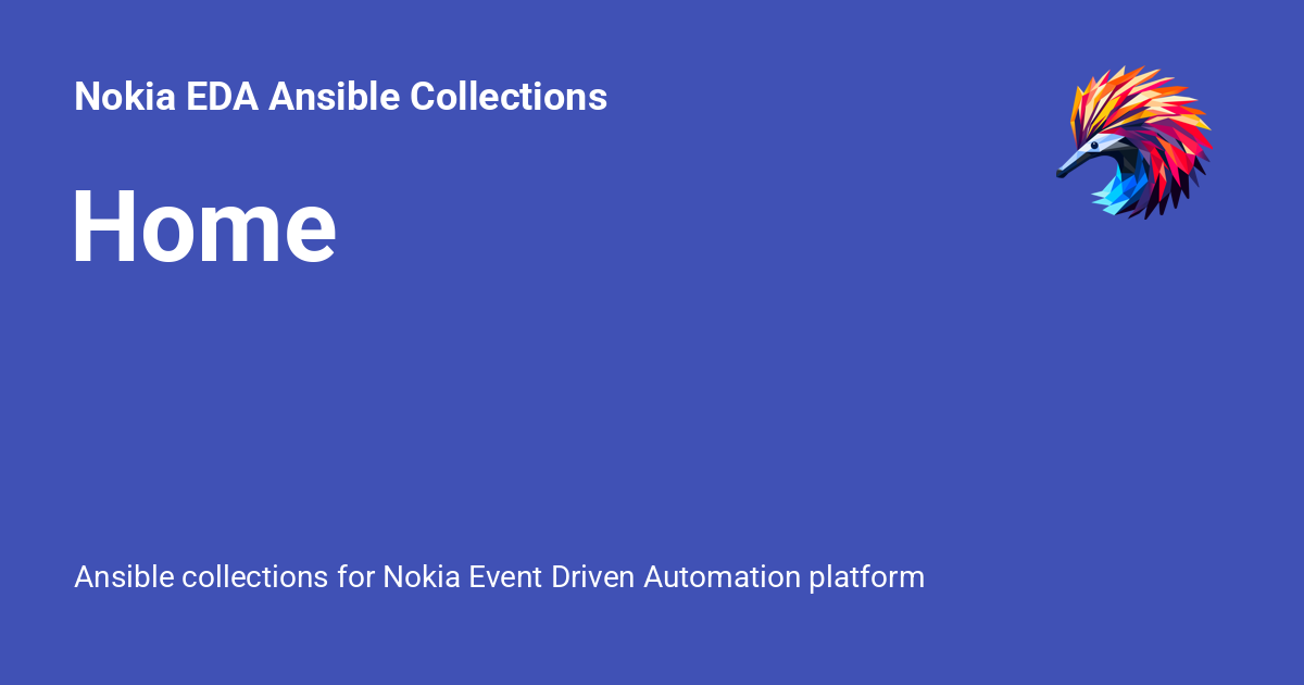 Nokia EDA Ansible Collections